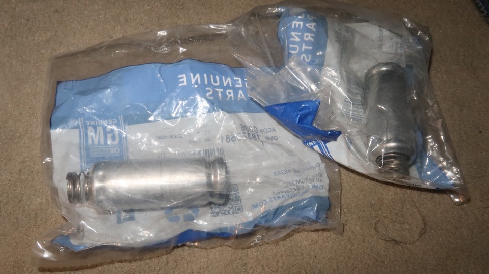 (2) GM 19329681 AC DELCO 8006 Spark Plug Wire Heat Shield for Chevy GMC ...