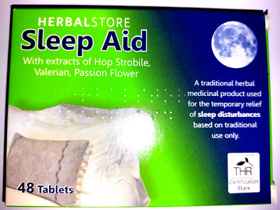 Sleep Aid Herbal Natural Valerian Root Hops Strobile Sleeping Tablets ...
