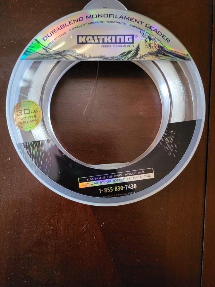 KastKing DuraBlend Monofilament Leader Line 120Yds 30lb Saltwater ...