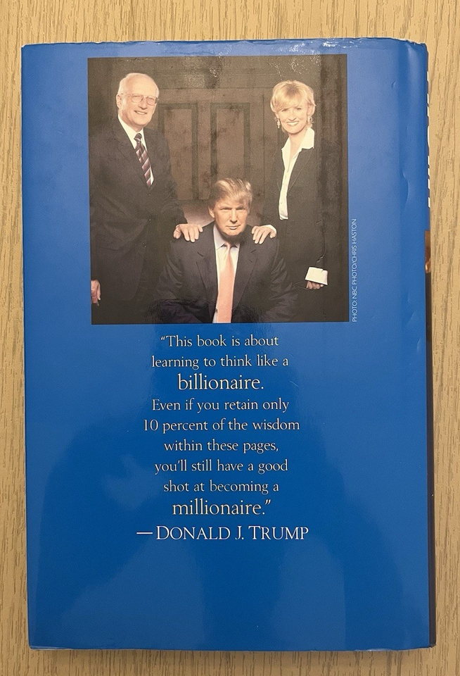 Donald Trump AUTOGRAPHED Book Think Like a Billionaire Collector's ...