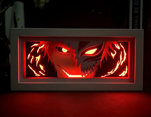 Bleach Ichigo Kurosaki Anime Manga Decor USB Light Box Night Light ...