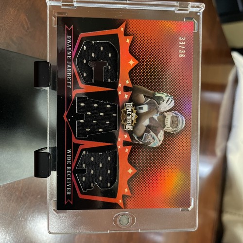 2007 Dwayne Jarrett Topps Triple Threads Relics 33/36 #TTR28 Rookie RC ...