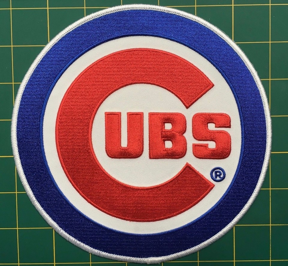 Cubs patch Chicago Cubs patch MLB baseball patch 7" dia. heat seal cubs ...