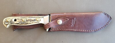 Explorer Safari Hunter Fixed Blade Knife and Sheath | eBay