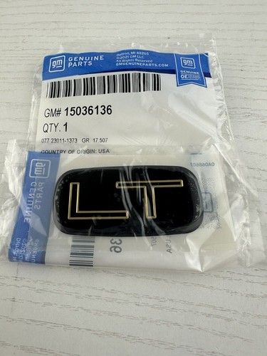 OEM NEW Side Panel LT Emblem Black Gold 99-07 Silverado Suburban Tahoe ...