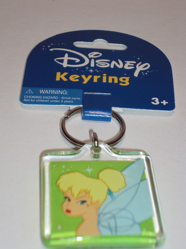 Tinker Bell Lucite Key Chain Keychain Disney New | eBay
