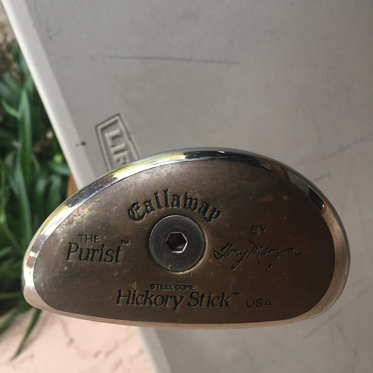 VINTAGE Callaway Hickory Stick Mallet Putter “The Purist” By Tony ...