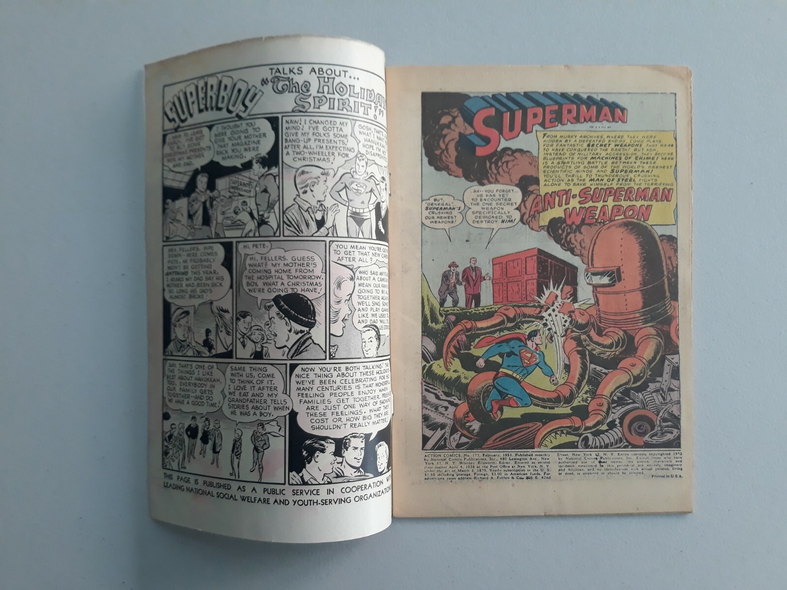 Action Comics 177 DC Comics Golden Age Superman 1953 | eBay