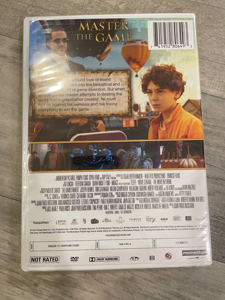 DVD The Games Maker Make your move BRAND NEW Tom Cavanagh Megan ...