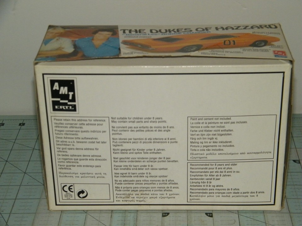 VTG AMT Ertl Dukes Of Hazzard General Lee Dodge Charger Model Complete ...