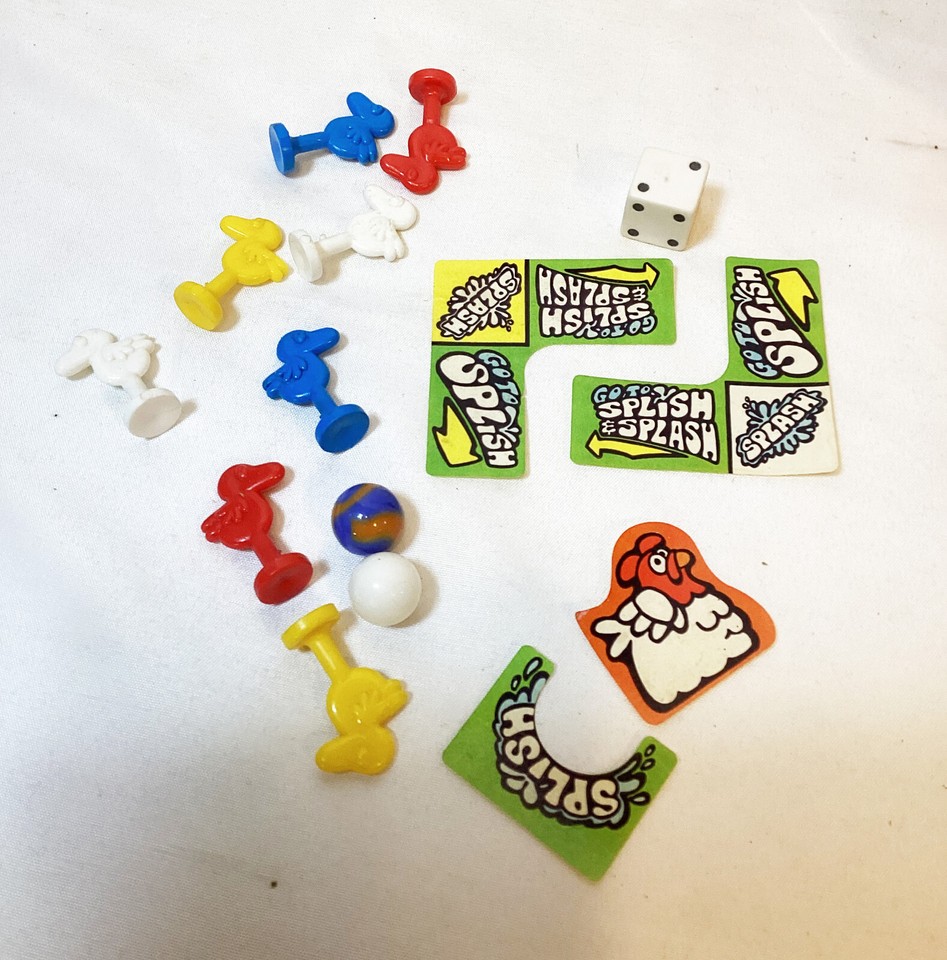 Splish Splash Water Board Game Play Set 1981 By Hasbro Great Condition ...
