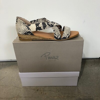 Pinaz Irina Snake Beige Leather Sandal 317 AO Women's EU sizes 36-41/6 ...