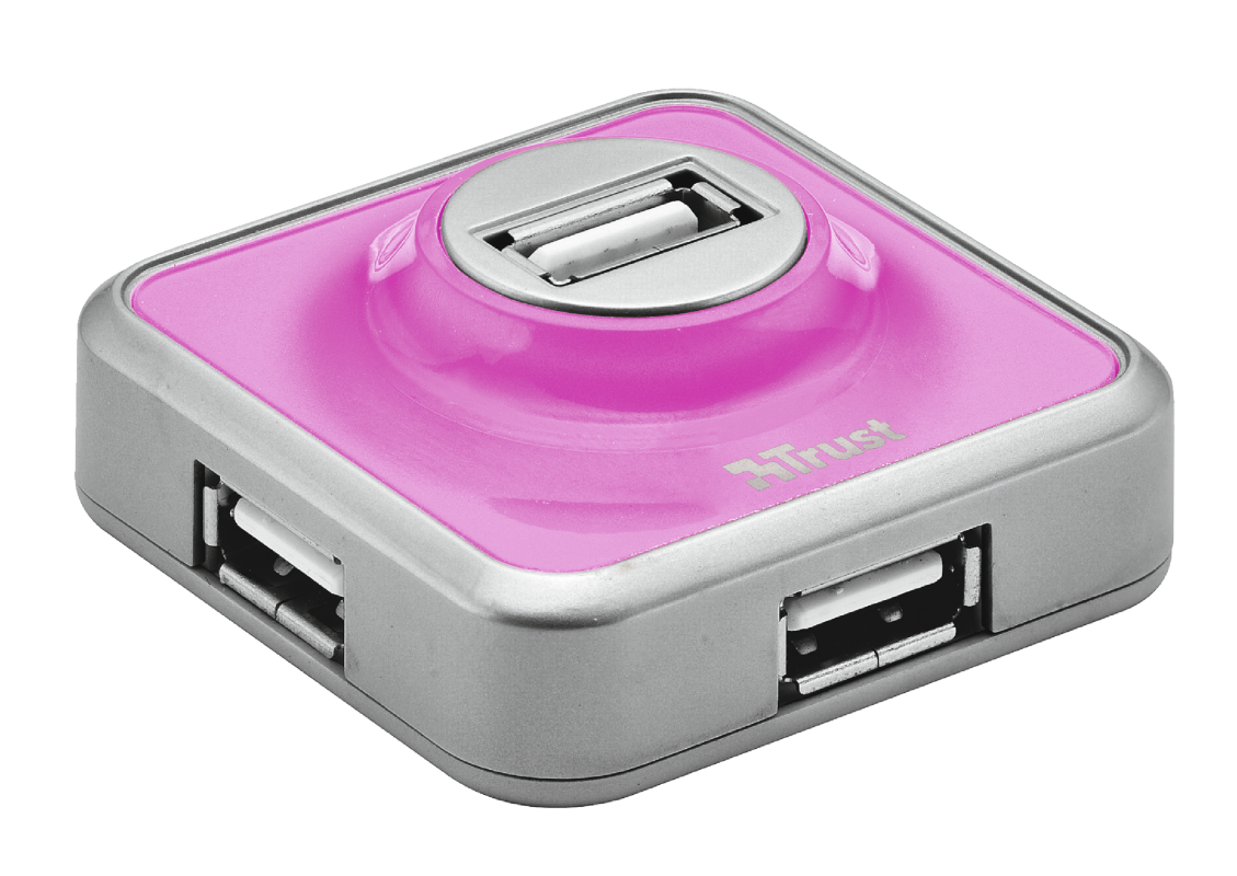Trust Micro USB Hub Pink 16128 | eBay UK