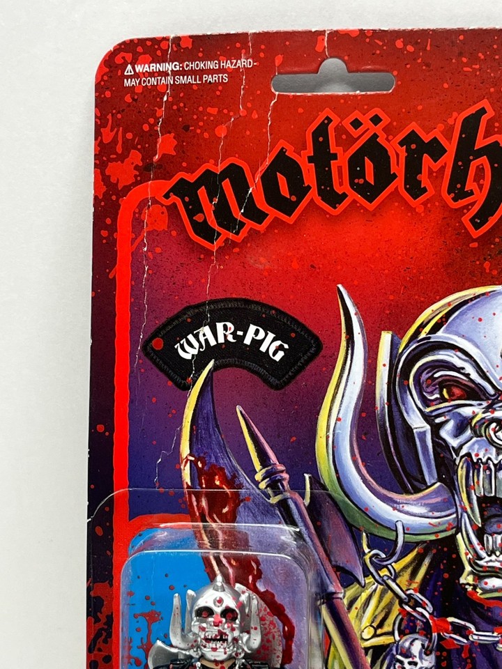 SUPER7 MUSIC MOTORHEAD WAR PIG BLOODY VERSION FIGURE REACTION NEW ...
