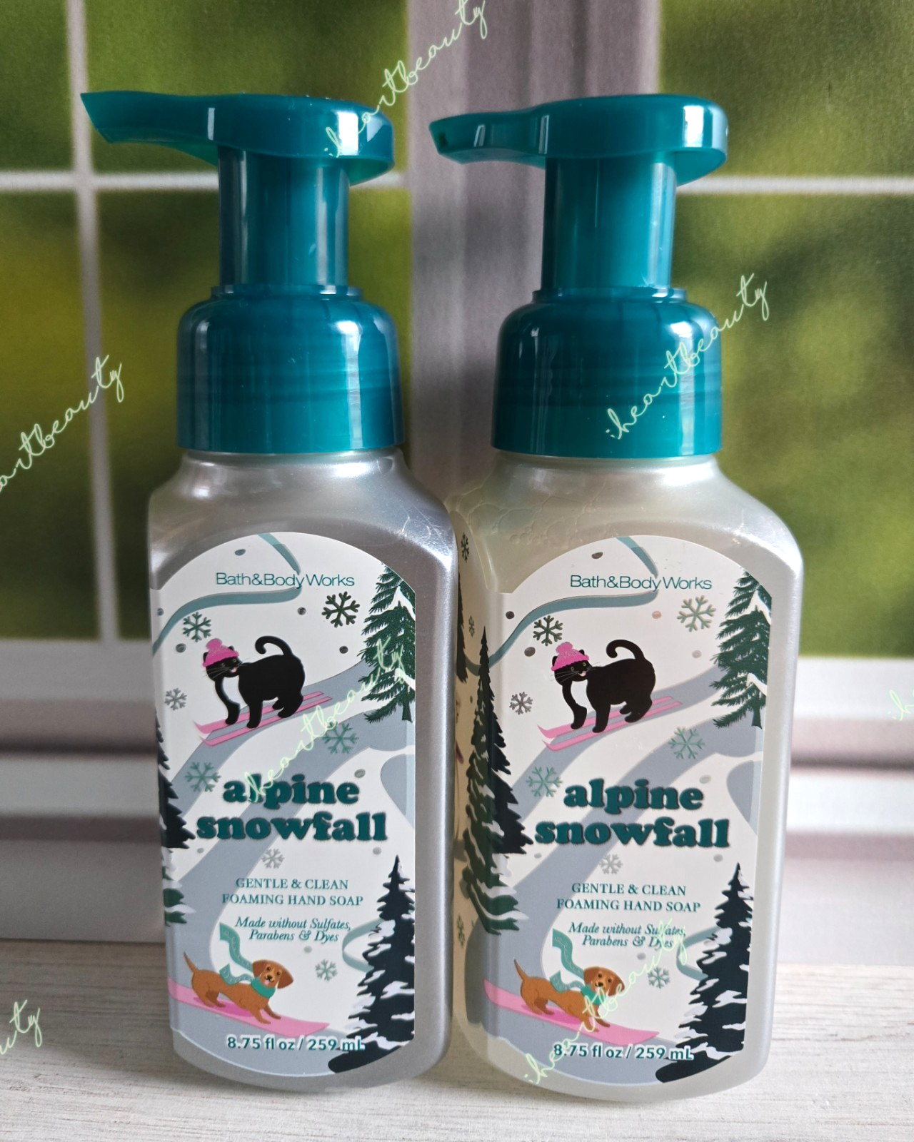 bath and body works alpine snowfall foaming hand soap set of 2 | eBay