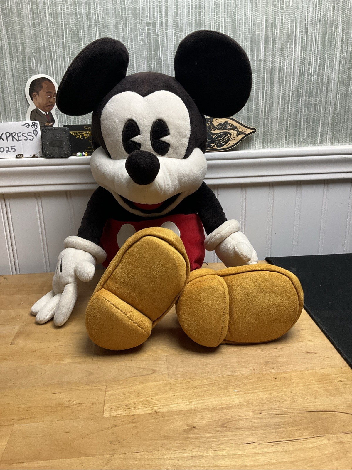 RARE 19" Folkmanis Disney Mickey Mouse Hand Puppet Plush DISCONTINUED ...
