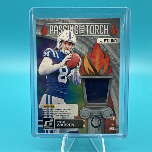2025 Donruss Football Passing the Torch Dallas Clark / Tyler Warren (RC ...