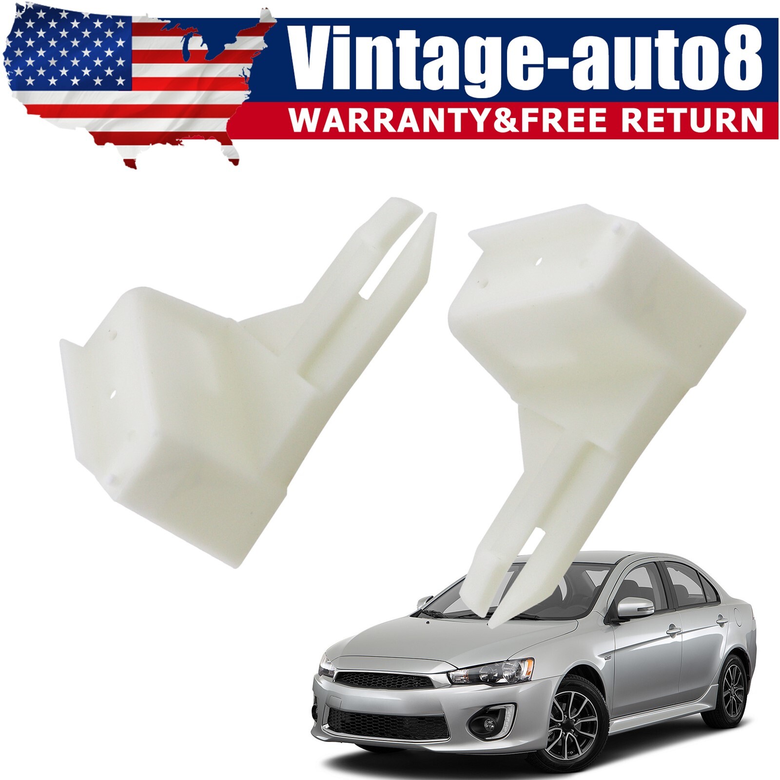 Bumper Retainer Bracket Set For Mitsubishi Lancer 2008-2017 Front Left ...