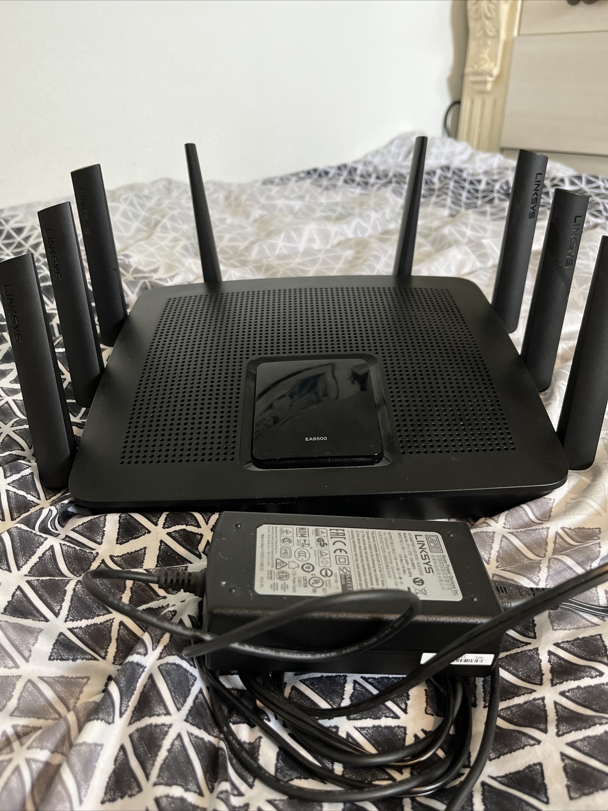 Linksys EA9500 Wireless Router With Power Cord 745883699834 | eBay