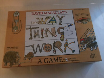 NIB Sealed The Way Things Work Game - David Macaulay | eBay