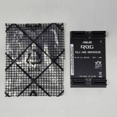ASUS ROG 2M HB 2-WAY SLI BRIDGE REV. 1.00 HIGH BANDWIDTH 49-4 BLACK | eBay