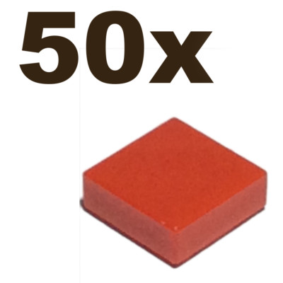 NEW LEGO - TILES - 1 x 1 - Red tile x 50 - smooth flat tiler 1x1 | eBay