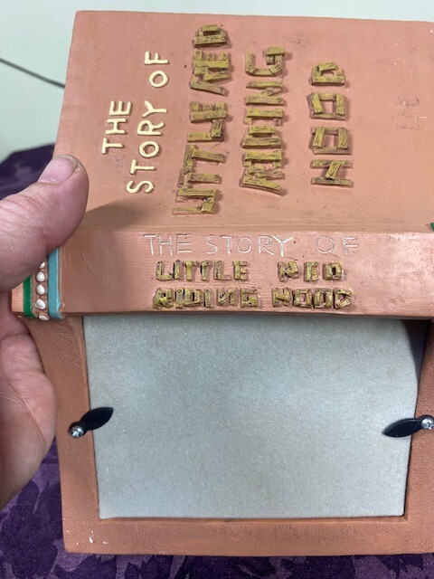 Little Red Riding Hood Photo Frame Picture 3D Story Book Resin Nursery ...