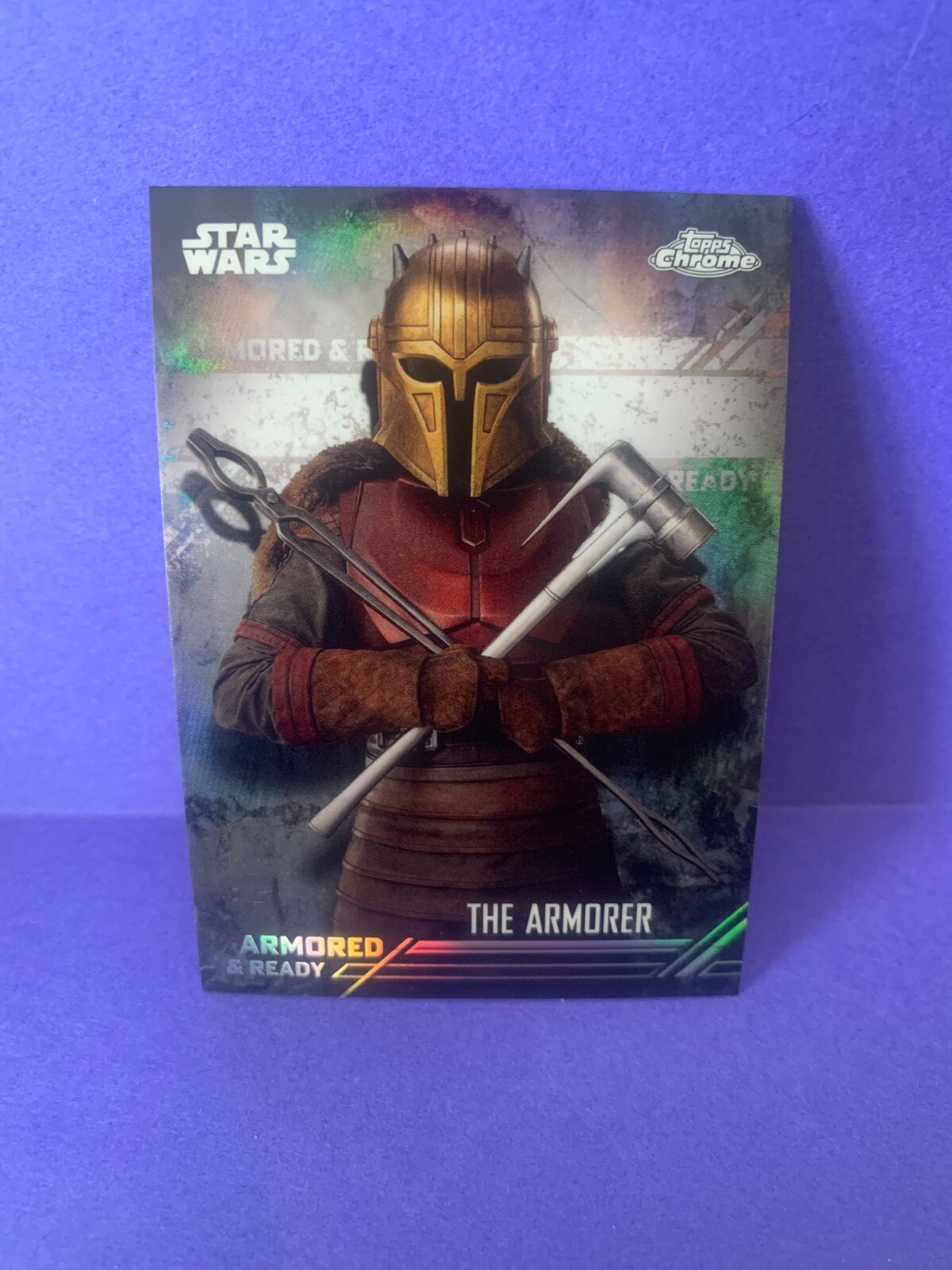 2022 Topps Chrome Star Wars The Mandalorian Armored & Ready Insert ...