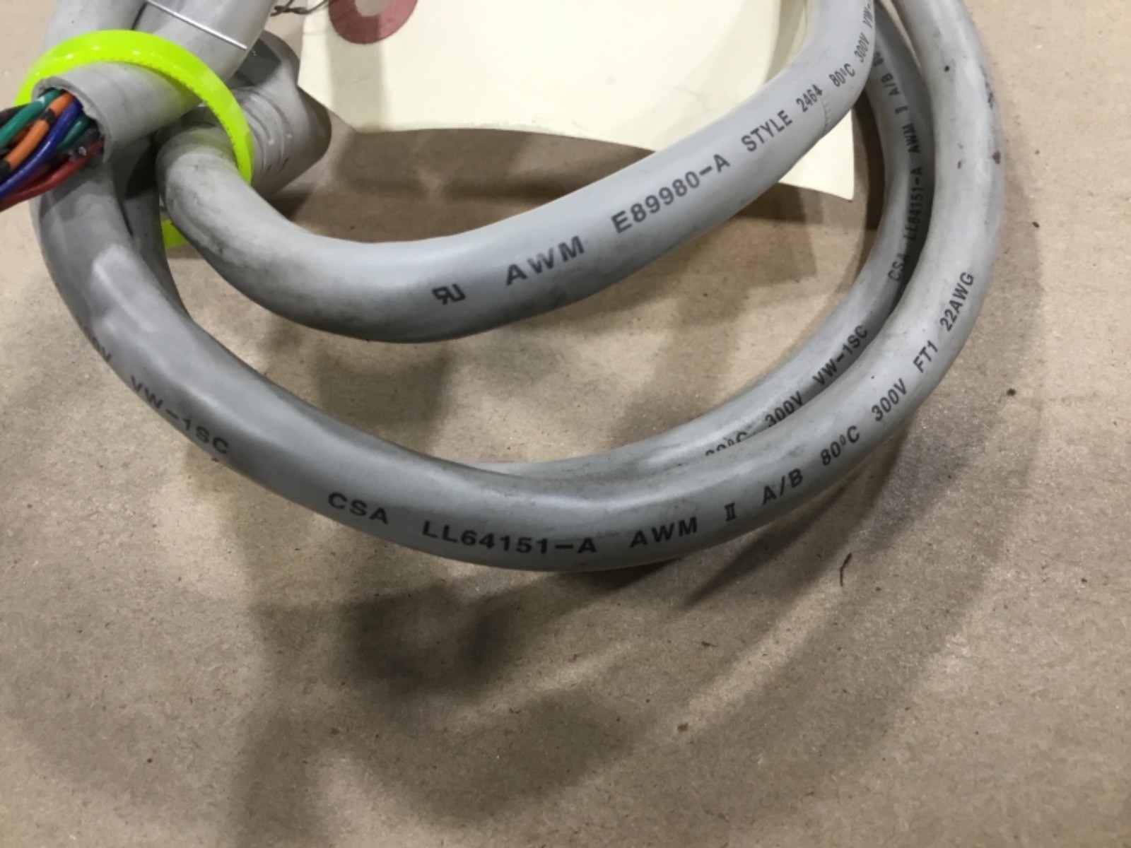 CSA LL64151-A 3Ft. Data Cable AWM E89980-A Style 2464 300V #11A30 | eBay