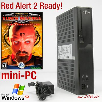 Mini Computer Windows XP SSD DDR3 RS-232 Old Games Red Alert 2 C&C Yuri ...