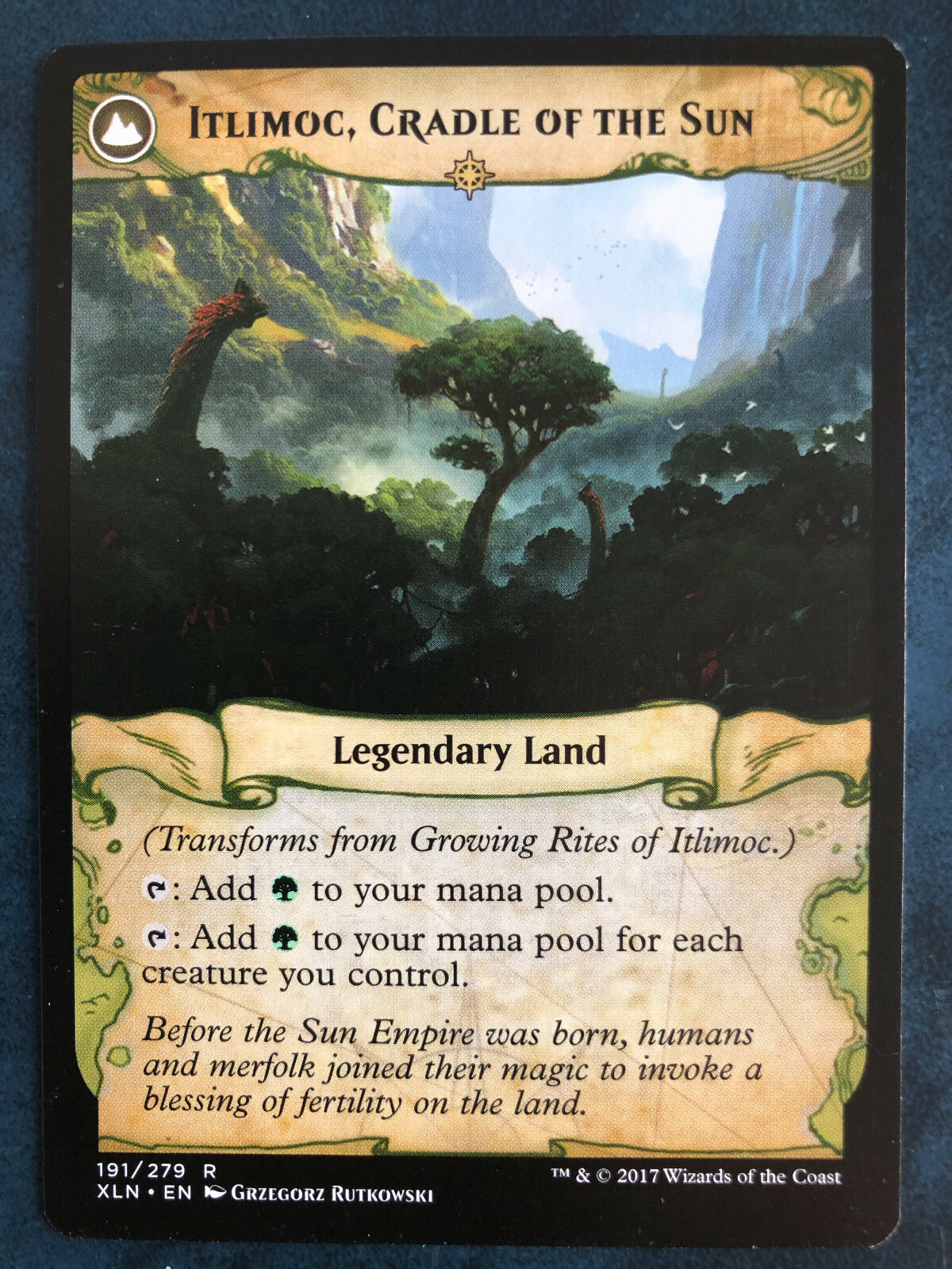 Growing Rites of Itlimoc - Like Gaea's Cradle (NM) - Ixalan - English ...