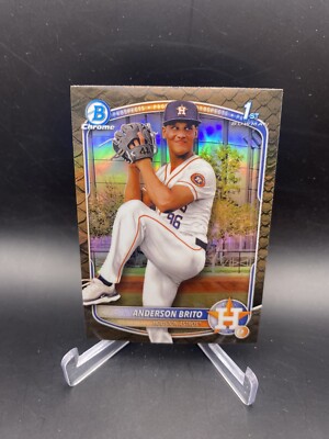 2025 Bowman Chrome ANDERSON BRITO 1st Reptilian Refractor #BCP-98 ...