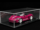 Porsche 718 Boxster Rubystone Red w/ Display Case 1/18 Spark Dealer ...