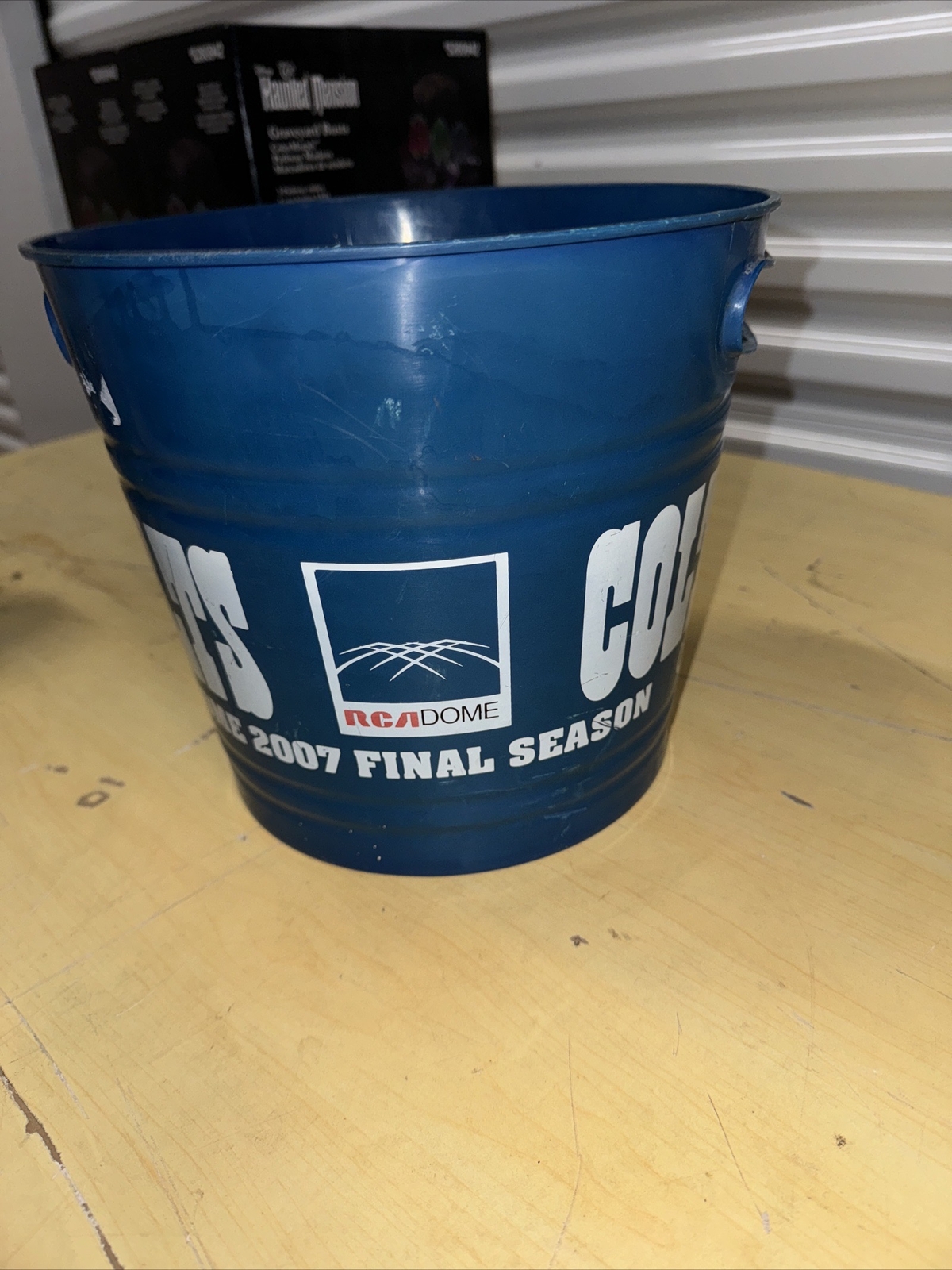 Indianapolis Colts 2007 RCA Dome Final Season Plastic Beer Bucket NFL ...