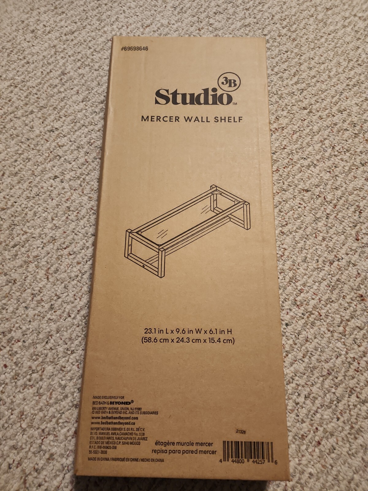 Studio 3B Mercer Wall Shelf | eBay