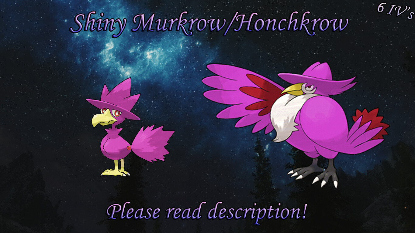 Shiny Honchkrow X And Y