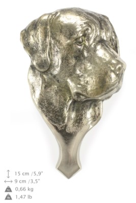 Labrador Retriever - brass door knocker with image of a dog, Art Dog UK ...