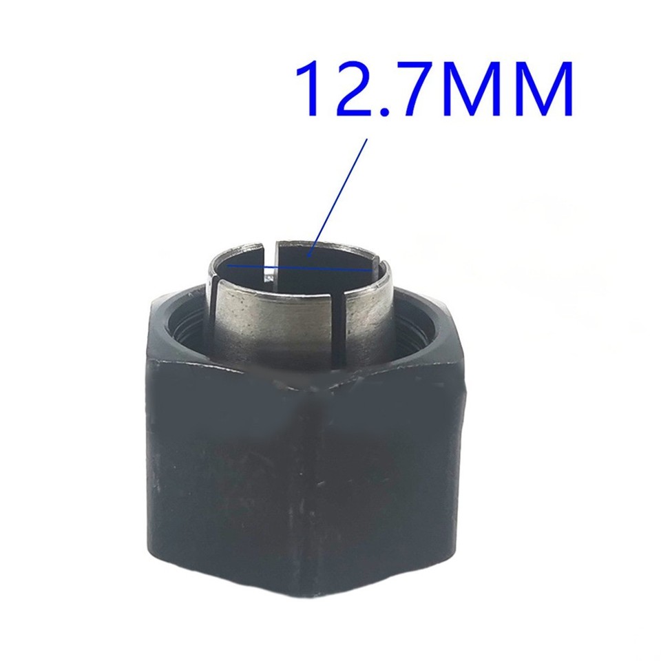 12mm/12 7mm Router Collet Compatible with For DW6212 DW616 DW618 DW621K ...