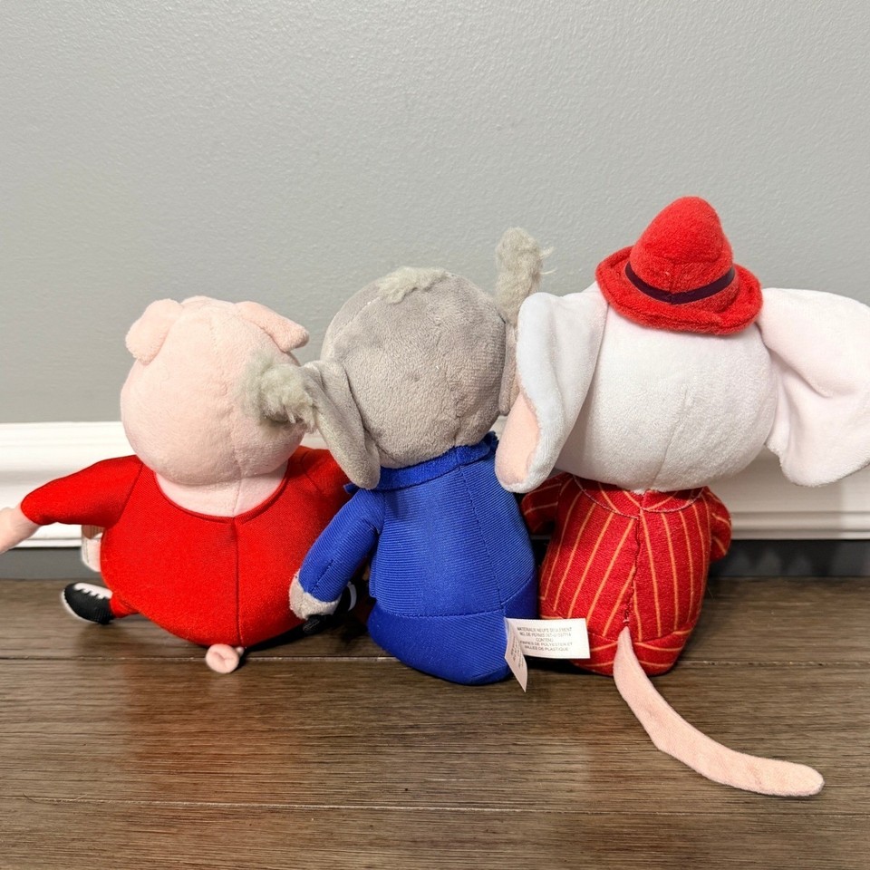 Sing Movie Plush Lot Buster Moon Mike Gunter Ty Stuffed Animal Toys 7-8 ...