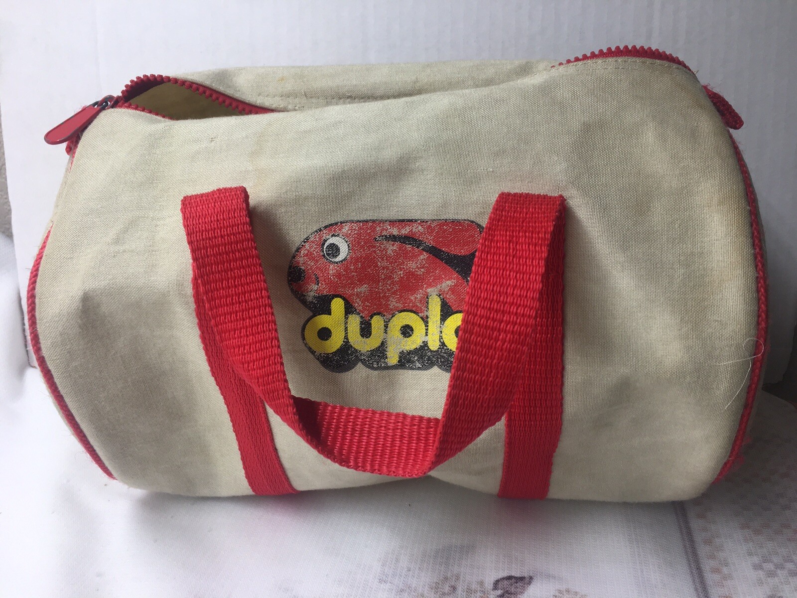 1986 duplo vintage lego duffel bag cute toy legos bag | eBay