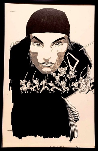 Elektra Saga #3 by Frank Miller 11x17 FRAMED Original Art Poster Print ...