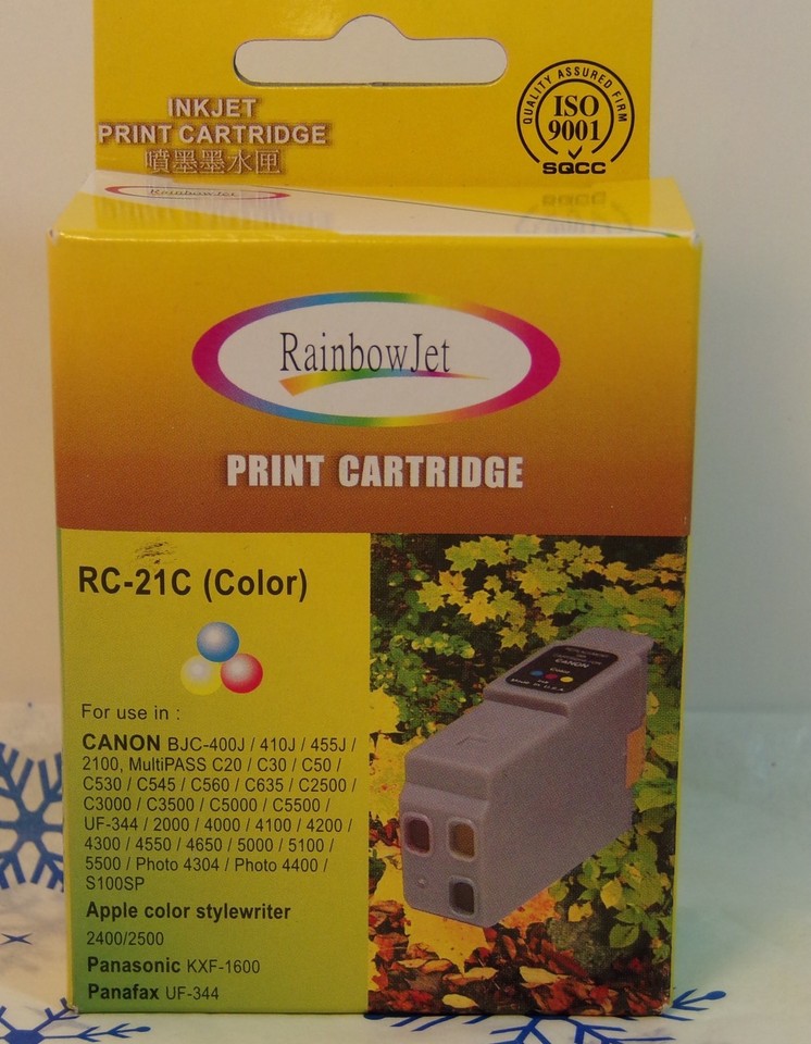 RainbowJet RC-21C Color Inkjet Print Cartridge New Sealed Expired | eBay
