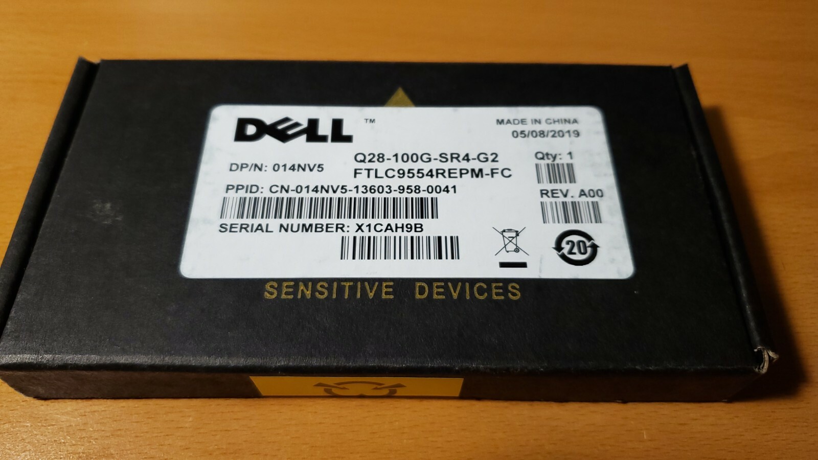 Dell Q28-100G-SR4-G2 QSFP28 TXRX - FTLC9555REPM-FC | 014NV5 / 14NV5 for ...