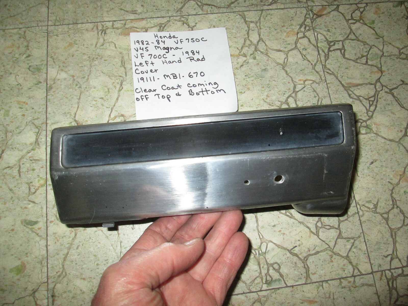 Honda V45 Magna LH RADIATOR COVER , 19111-MB1-670 | eBay