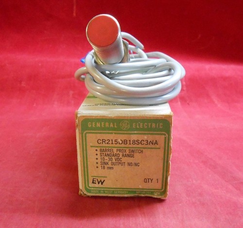 GE CR215DB18SC3NA Barrel Prox. Switch, Standard Range 30VDC - NEW IN ...