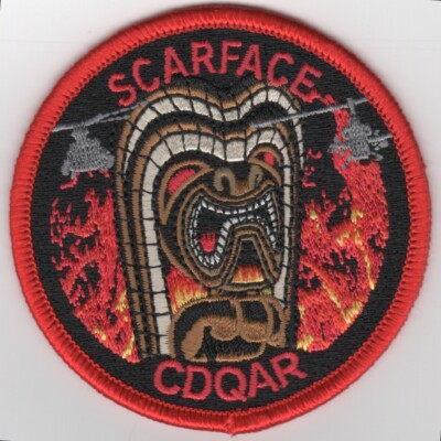 USMC MARINE CORPS HMLA-367 CDQAR SCARFACE COBRA ROUND MILITARY ...