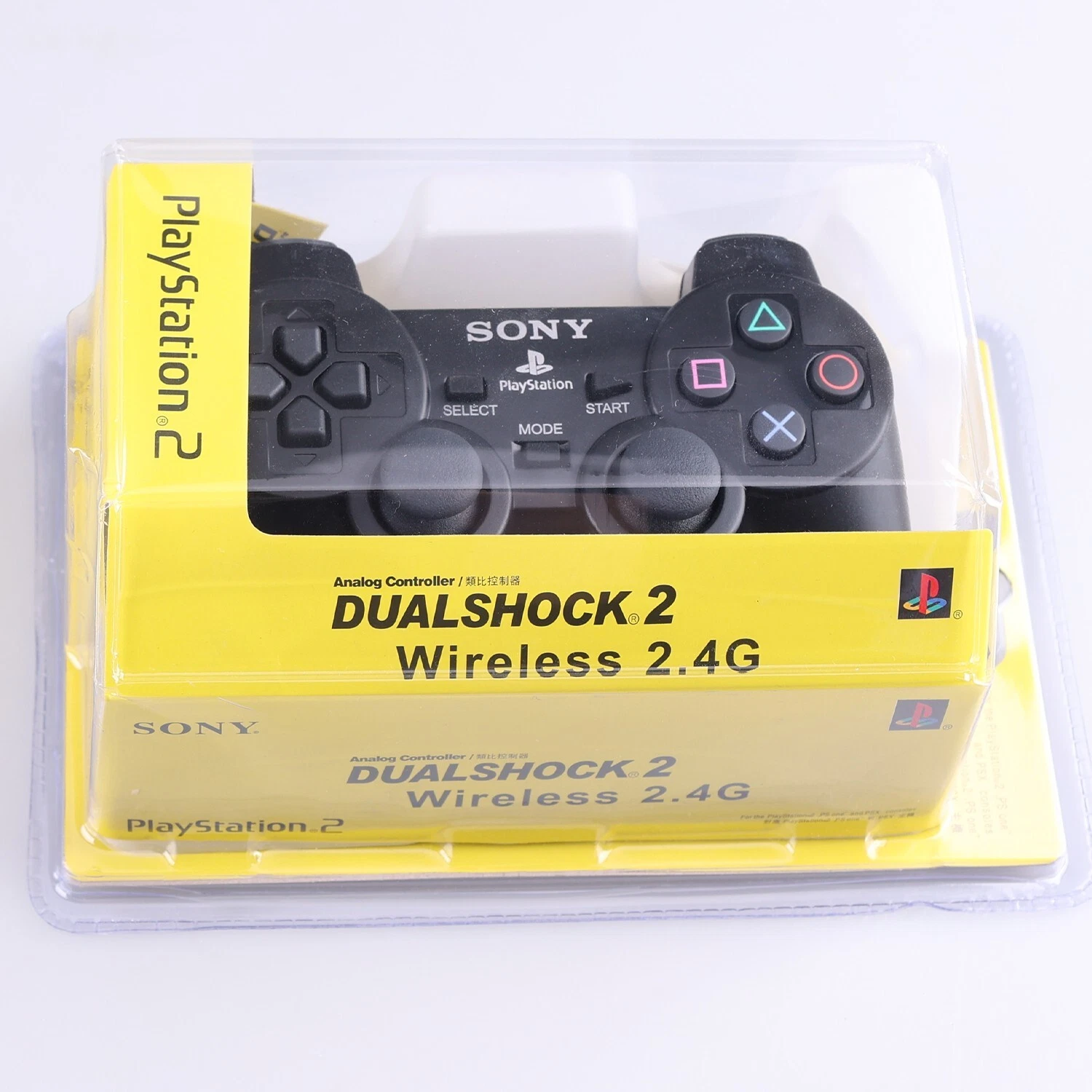 Wireless Game Controller For Sony PS2 Console Dualshock Dual Vibration ...