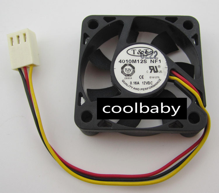 T&T 4010M12S Graphics card cooling fan DC12V 0.16A 3Pi n | eBay