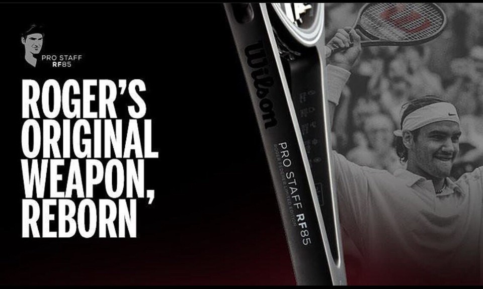 CLASSIC! Wilson Pro Staff RF85 Limited Edition Roger Federer NOS - 4 1/ ...