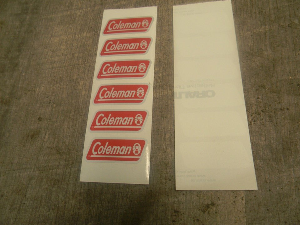 Coleman lantern decals (12) | eBay